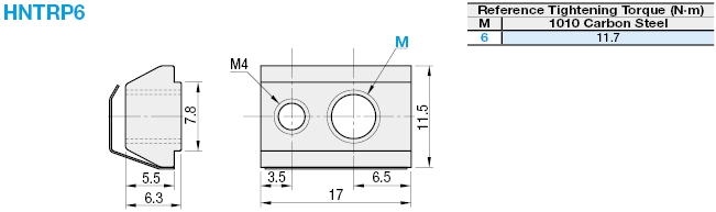 Post-Assembly Insertion Lock Nuts with Leaf Spring -For HFS6 Series ...